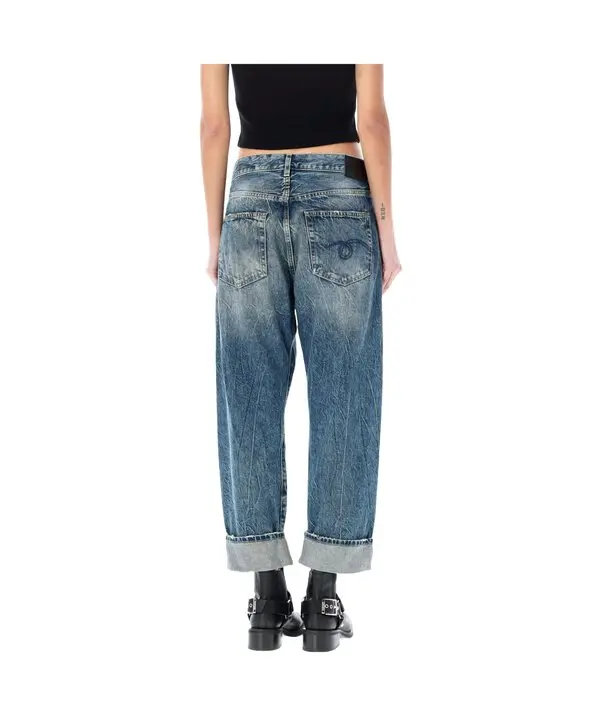 R13 Asymmetrical Jeans