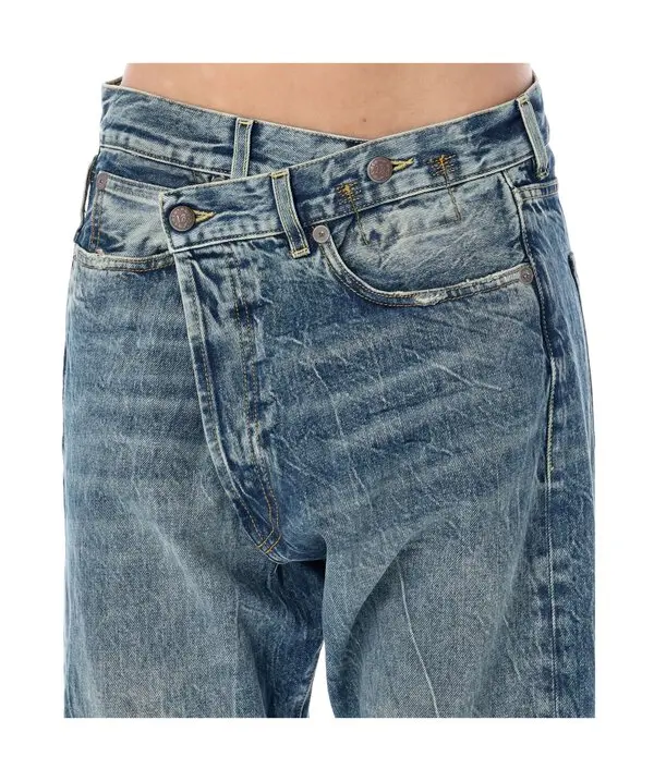 R13 Asymmetrical Jeans