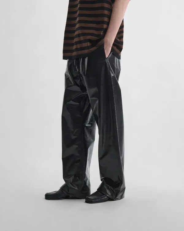 Phoebe Philo Casual Leather Trousers