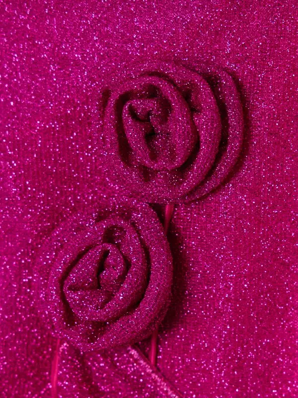 Oseree Tie Detail Bikini - Pink