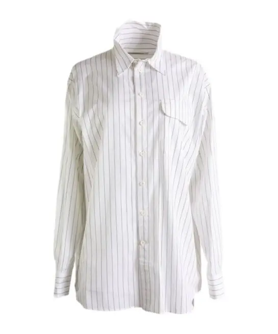 Phoebe Philo Pinstripe Long-sleeve Shirt - No