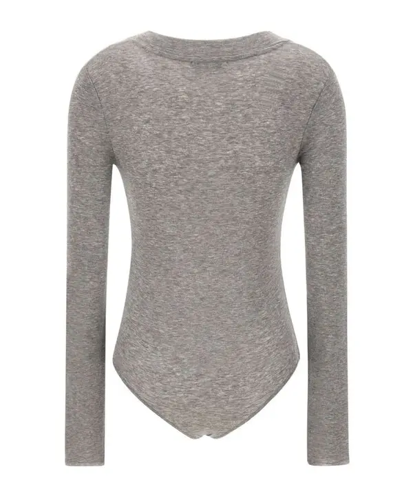 ENTIRE STUDIOS Circle Neck Long Sleeve Bodysuit