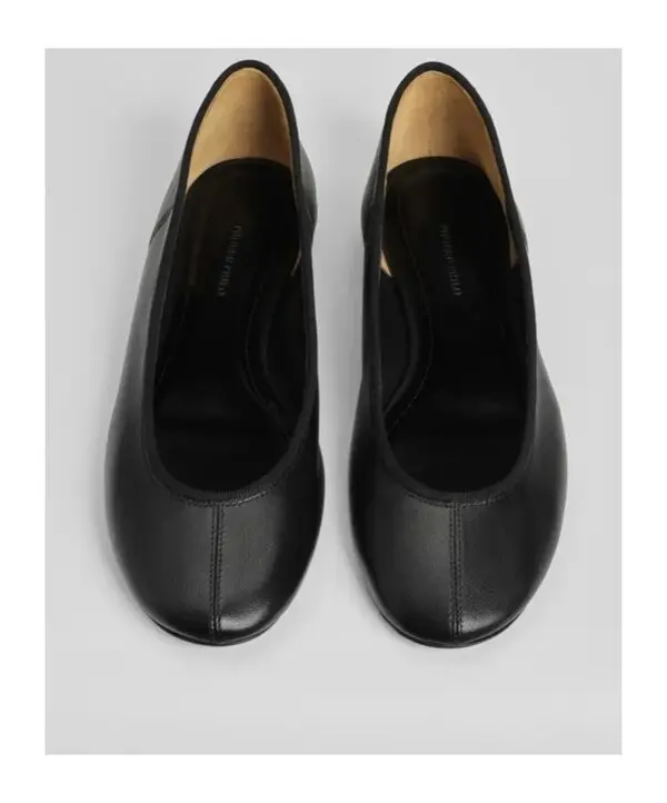 Phoebe Philo Leather Ballerina Shoes