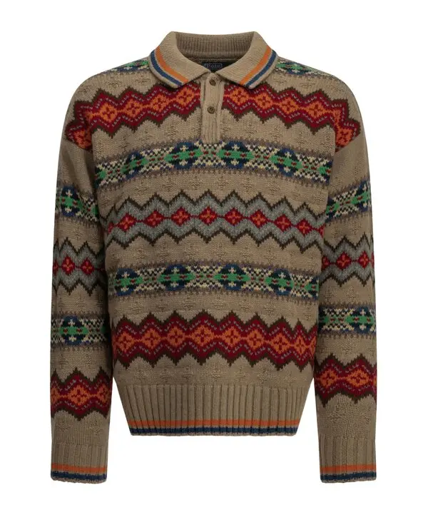 Polo Ralph Lauren Fair Isle Polo Knitted Sweater