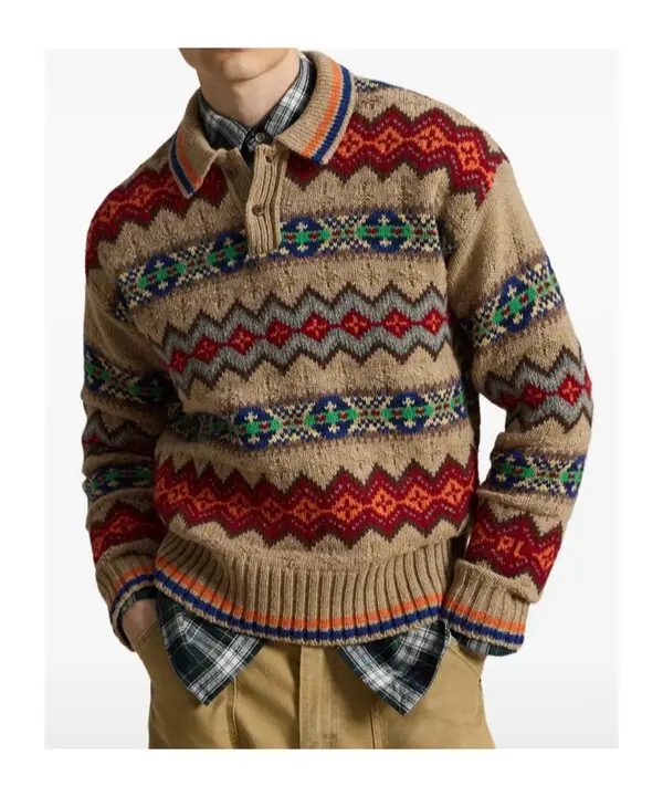 Polo Ralph Lauren Fair Isle Polo Knitted Sweater