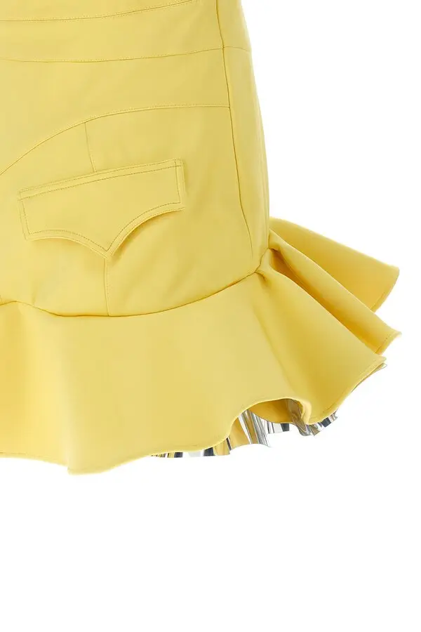 Rabanne Cut-out Flounce Mini Dress