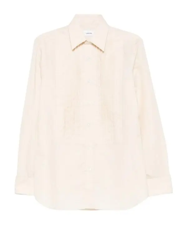LARDINI Paethos Textured Shirt - Beige