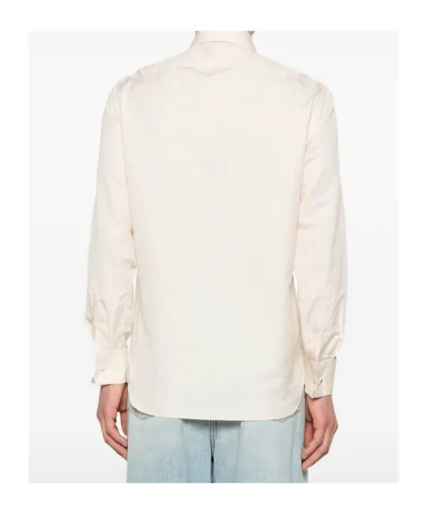 LARDINI Paethos Textured Shirt - Beige