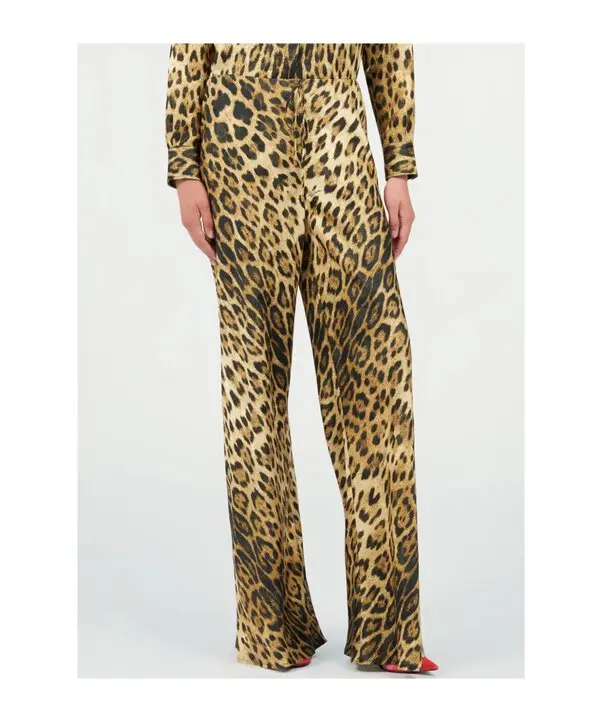 Roberto Cavalli Jaguar Printed Pants