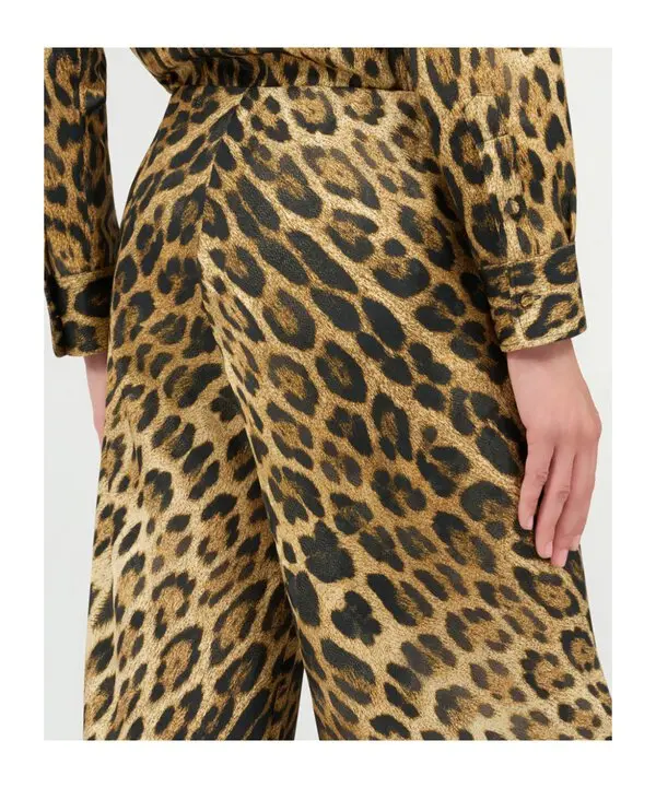 Roberto Cavalli Jaguar Printed Pants