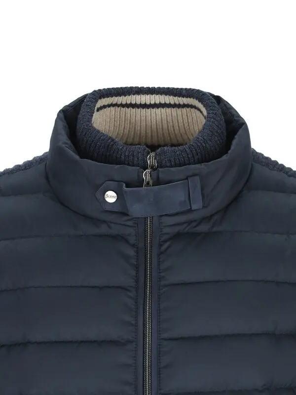 Herno Quilted Knit Hybrid Jacket