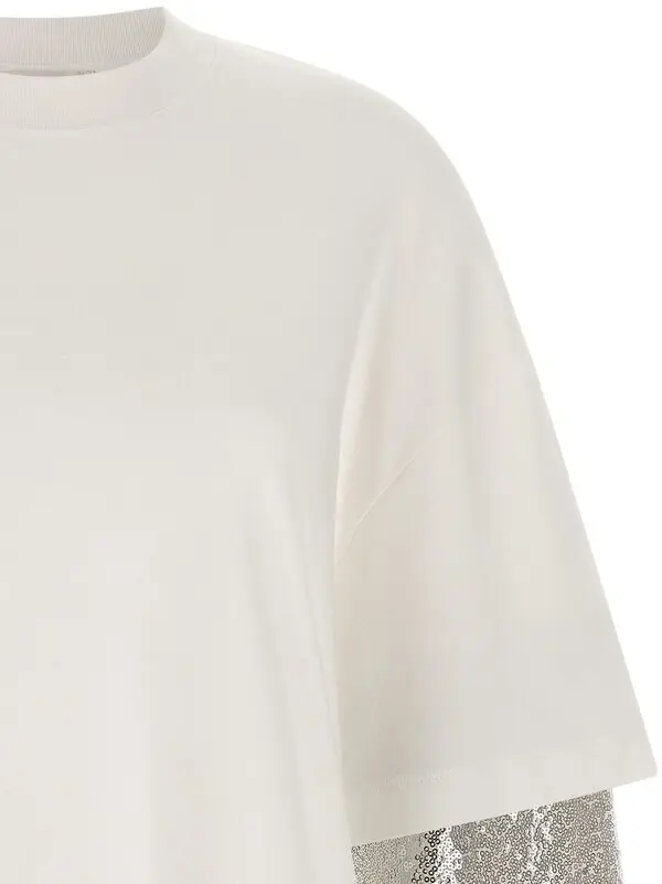 DARKPARK Troy Sequin Sleeve T-shirt