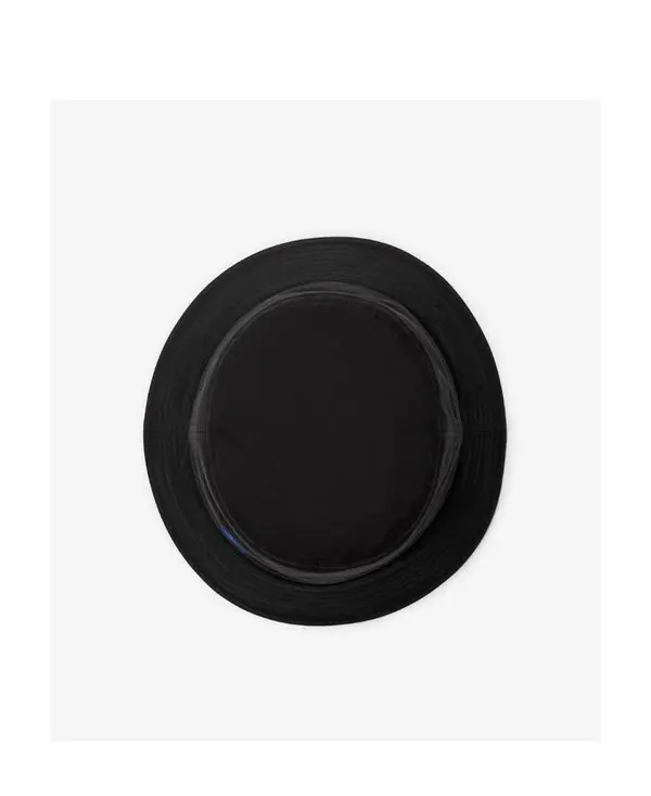 Burberry Ekd Logo-embroidered Cotton Bucket Hat