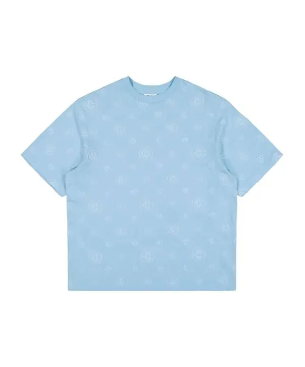 Casablanca All Over Printed Short Sleeve T-shirt