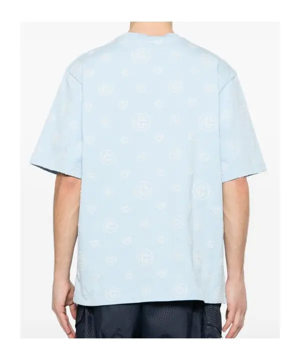 Casablanca All Over Printed Short Sleeve T-shirt