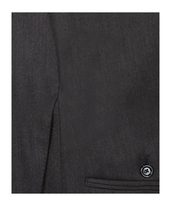 LARDINI Herringbone Single Breasted Suit