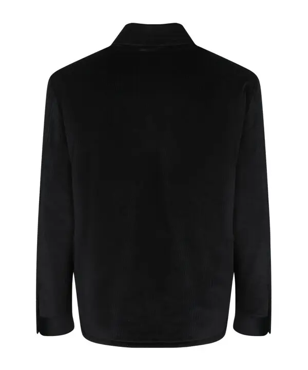 LARDINI Long Sleeved Snapped Corduroy Overshirt