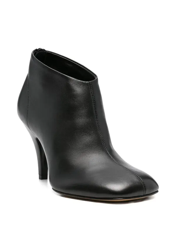 Phoebe Philo Square Toe Ankle Boots
