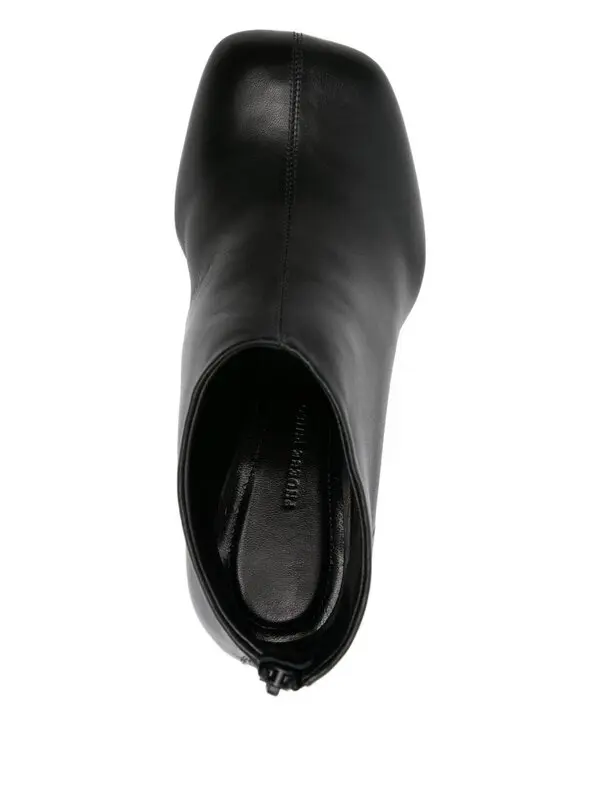 Phoebe Philo Square Toe Ankle Boots