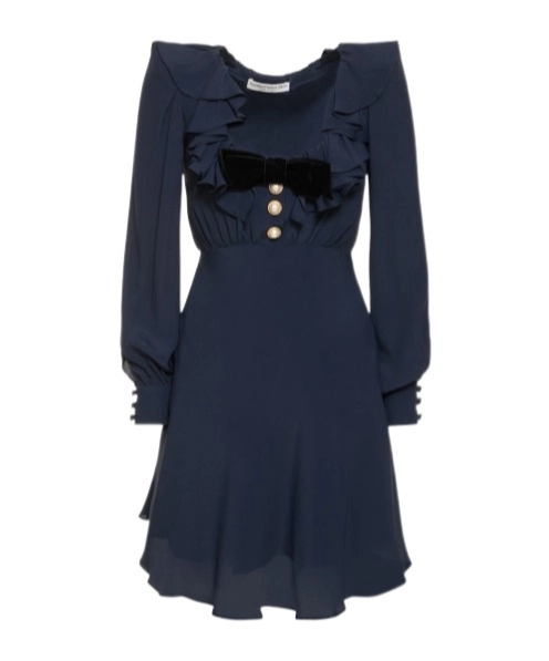 Alessandra Rich Bow Decorative Dress