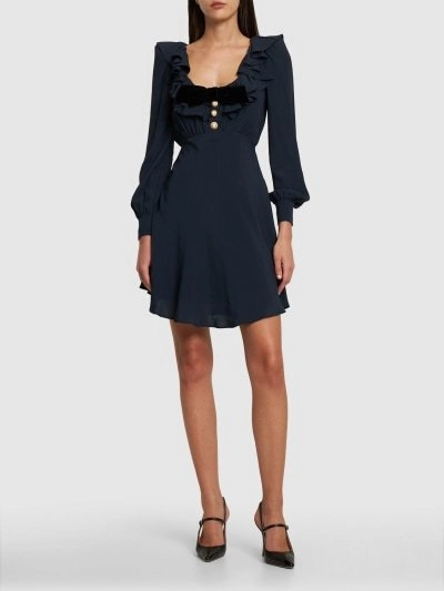 Alessandra Rich Bow Decorative Dress
