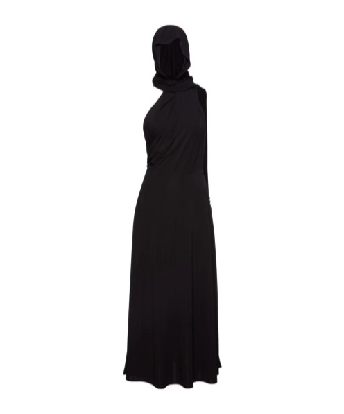 Magda Butrym Hooded Plain Dress