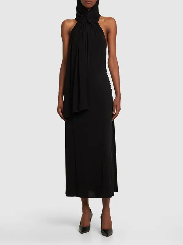 Magda Butrym Hooded Plain Dress