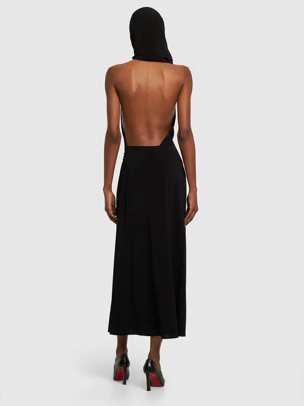 Magda Butrym Hooded Plain Dress
