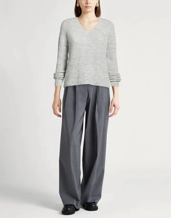 Max Mara Knit Long-sleeve V-neck Sweater