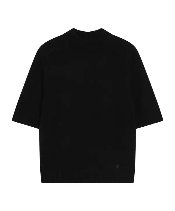 Loulou De Saison Short-sleeved Sweater - Black