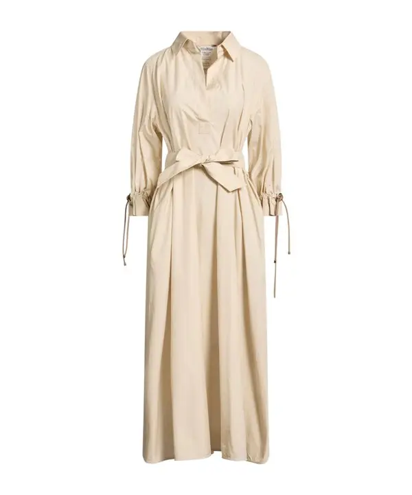Max Mara Solid Color Long-sleeve Dress