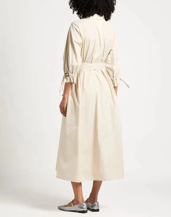 Max Mara Solid Color Long-sleeve Dress