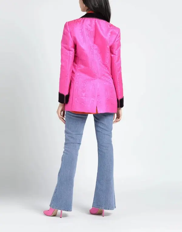 Dolce & Gabbana Color-block Velvet Satin Jacket