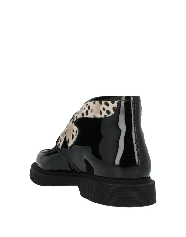 Saint Laurent Animal-print Low-heel Ankle Boots