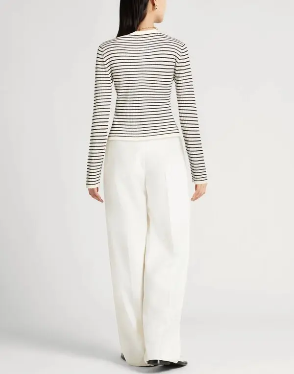 Max Mara Striped Knit Cardigan