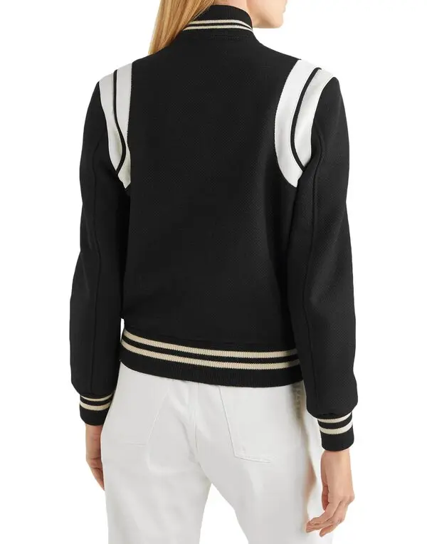 Saint Laurent Solid-colored Pilot Jacket