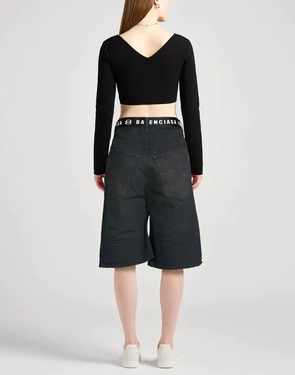 Balenciaga Denim Shorts