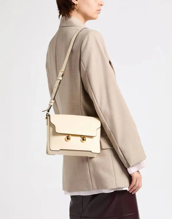 Marni Medium-sized Solid-color Leather Bag