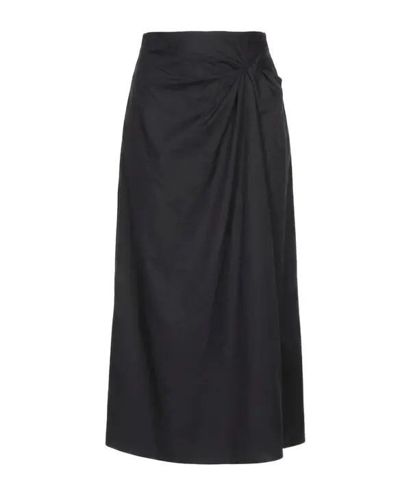 Max Mara Minimalist Solid Color A-line Skirt