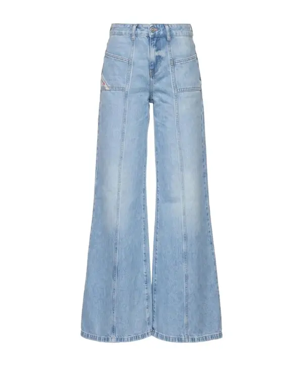 DIESEL® Slim Flare Denim Trousers - Blue