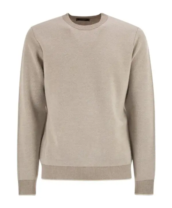 Peserico Ribbed-trim Sweater