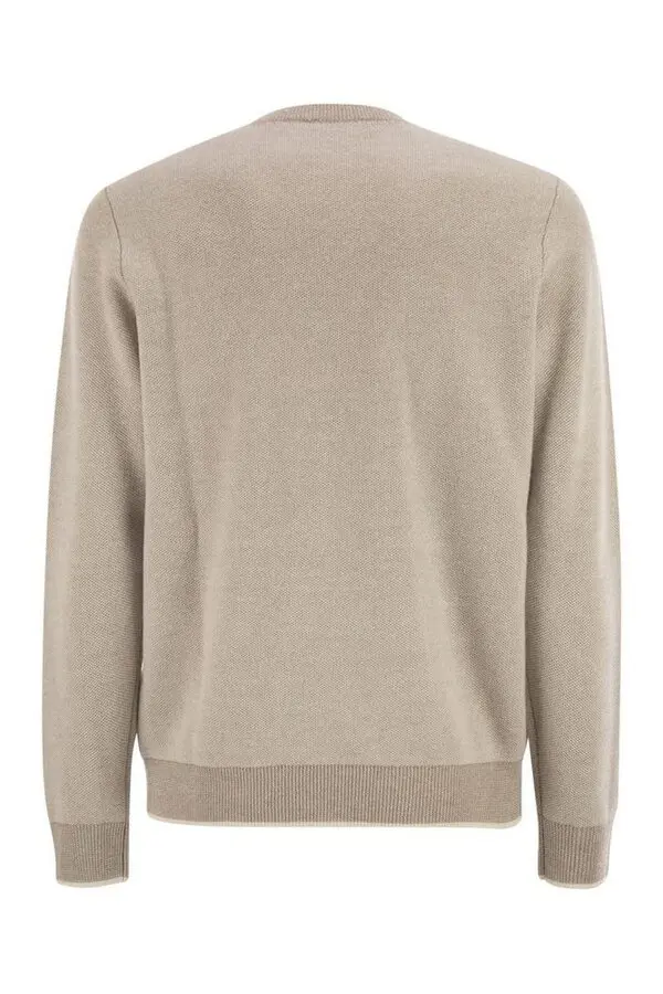 Peserico Ribbed-trim Sweater