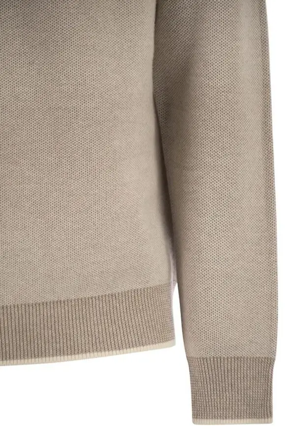 Peserico Ribbed-trim Sweater