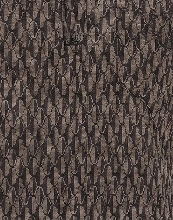 MAISON MARGIELA Two-tone Wool Knit Short Sleeve