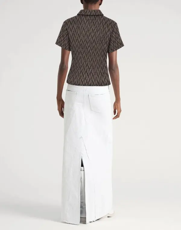 MAISON MARGIELA Two-tone Wool Knit Short Sleeve