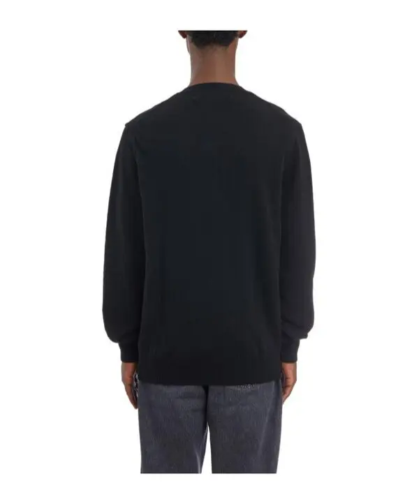 Play Comme Des Garcon Long-sleeved Sweater - Black