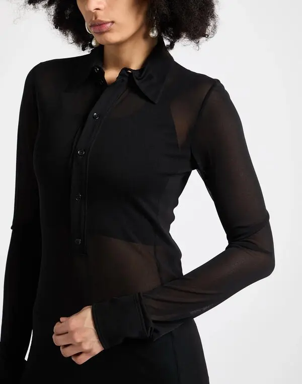 Saint Laurent Solid Colour Shirts Blouses