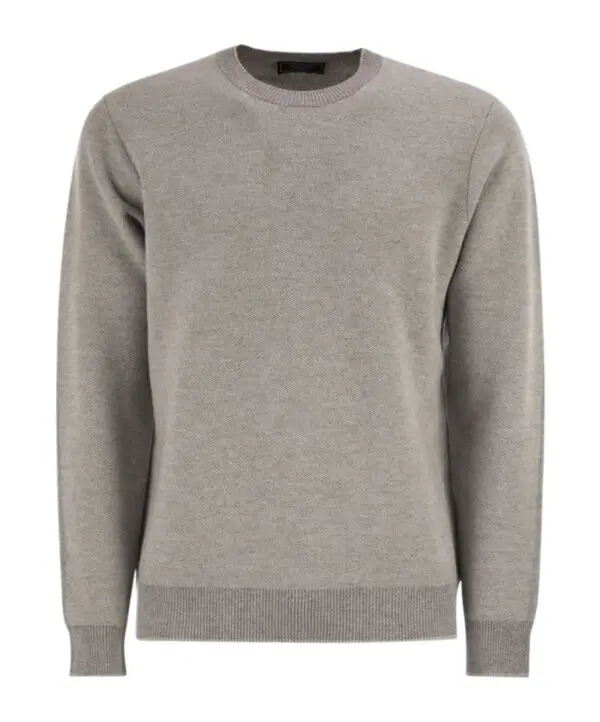 Peserico Ribbed Crew-neck Sweater