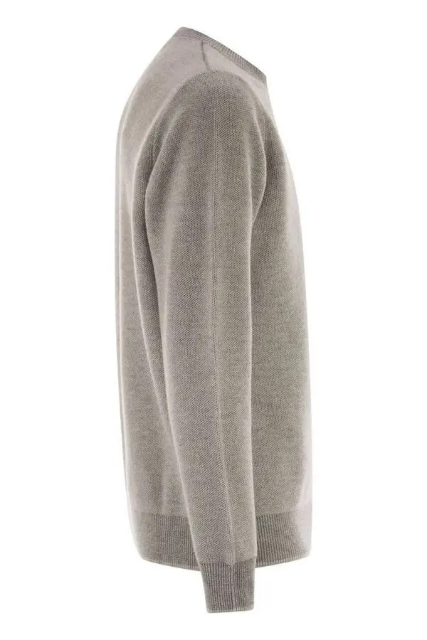 Peserico Ribbed Crew-neck Sweater