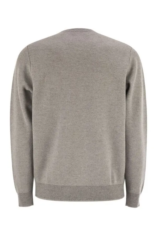 Peserico Ribbed Crew-neck Sweater